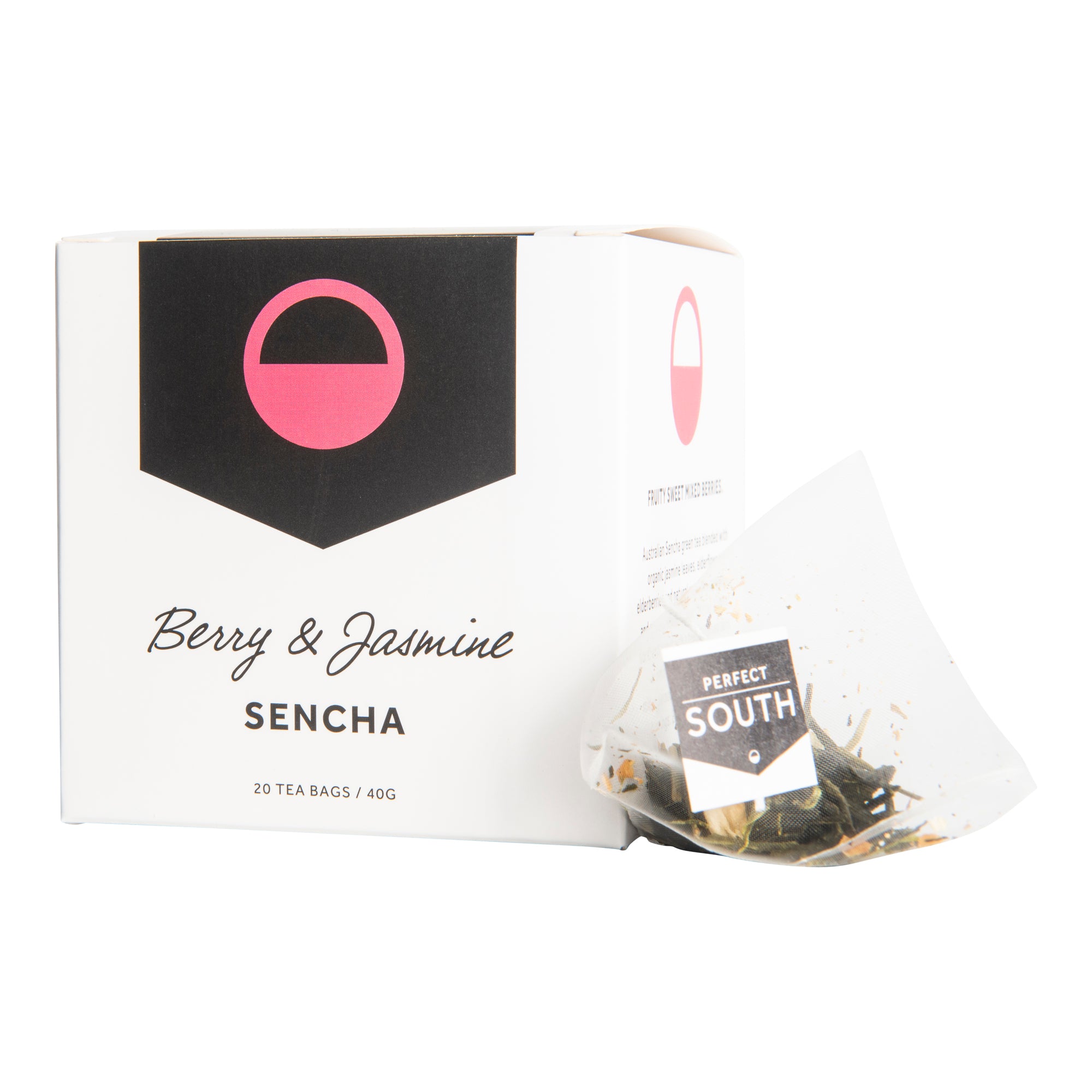 Berry and Jasmine Sencha Green Tea Bags - Perfect South