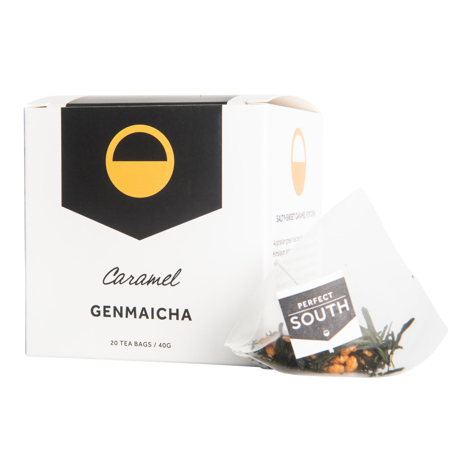 Caramel Genmaicha Green Tea Bags - Perfect South