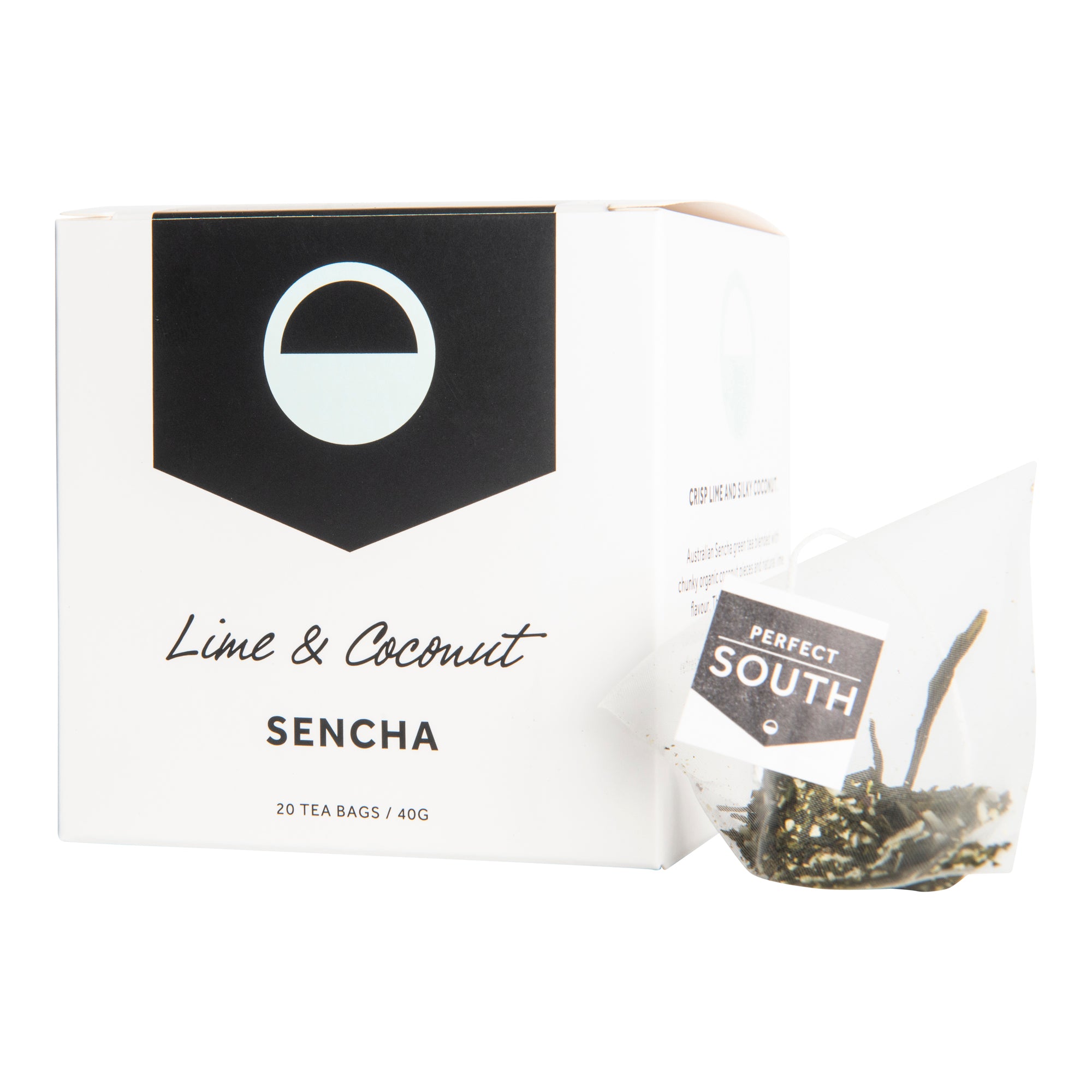 Buy Lime Coconut Sencha Green Tea Bags Online - Perfect South